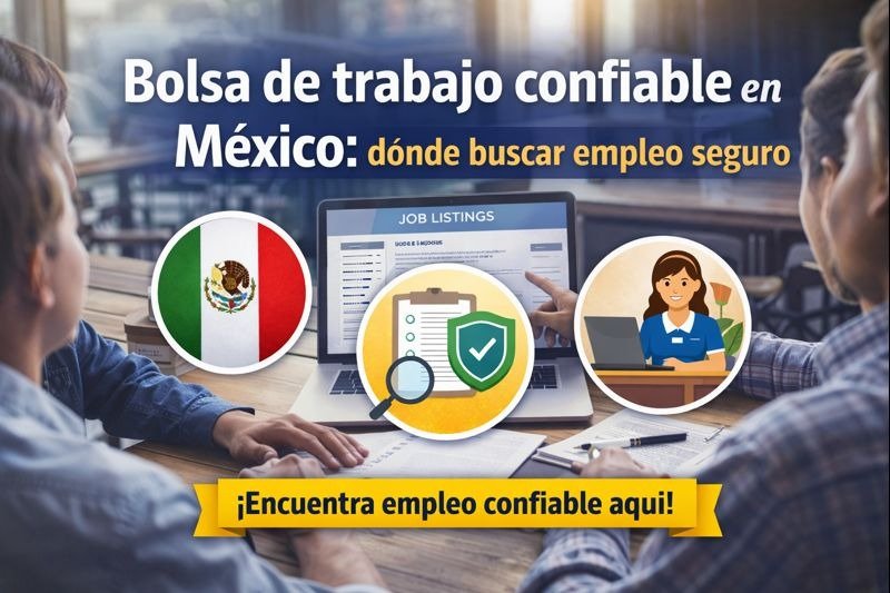 Bolsa de trabajo confiable en México: dónde buscar empleo seguro